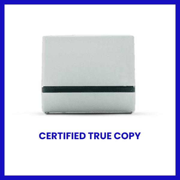 CA - Certified True Copy – RUBBER STAMPWALA